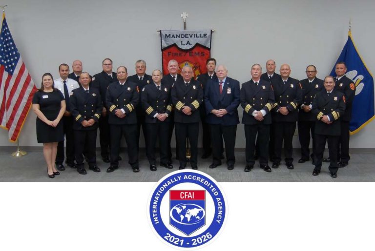 CFAI International Accreditation – Mandeville Fire / EMS