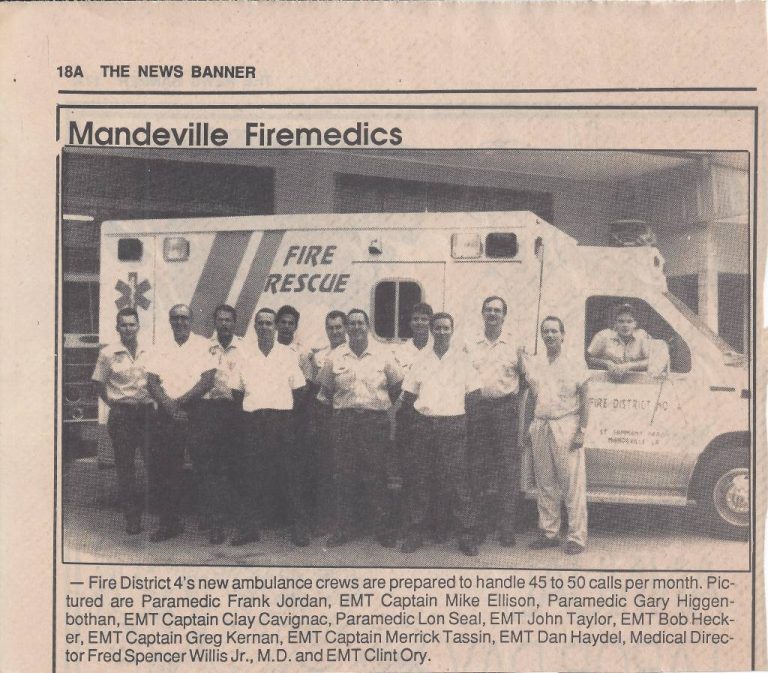 Is Fire District 4’s Ambulance Service Self-funding? – Mandeville Fire ...